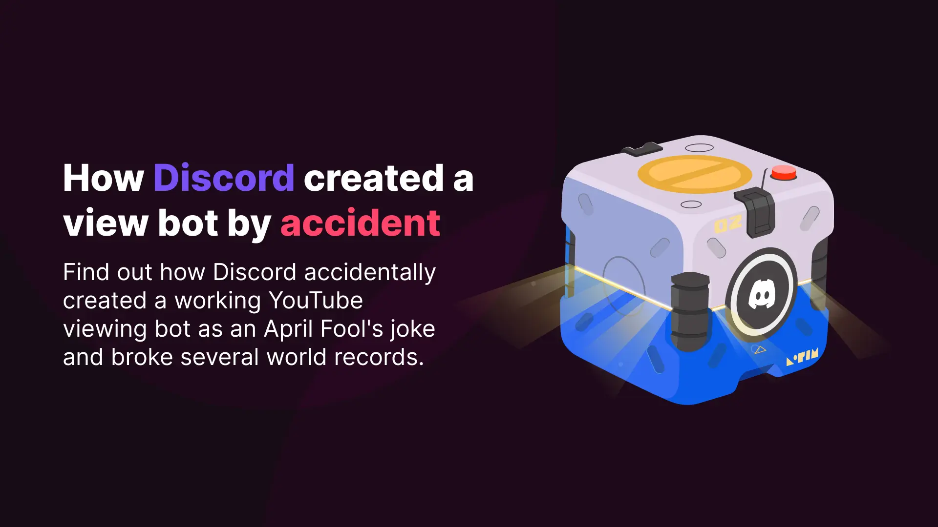 Discord made the biggest YouTube view bot by accident- Would You Bot